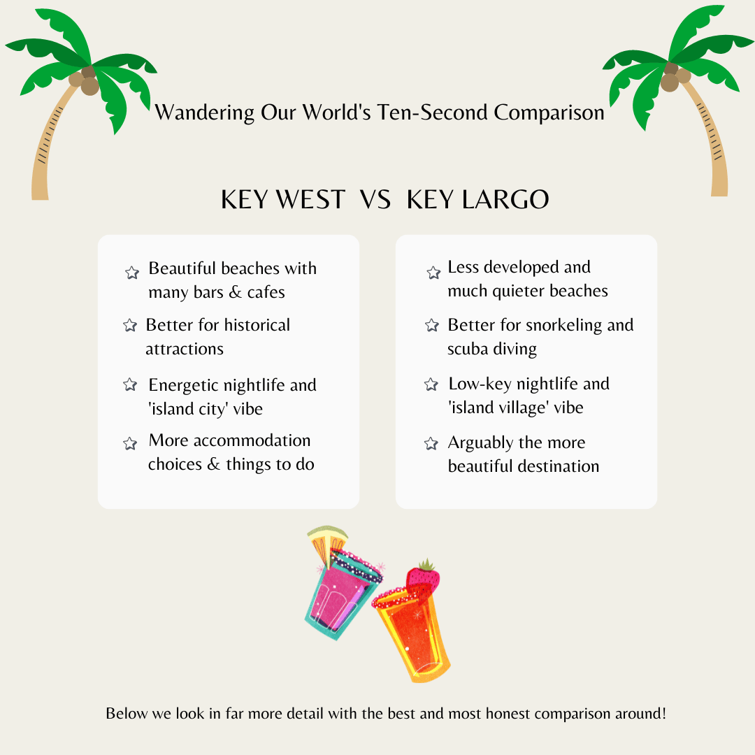 Key West vs Key Largo: The Honest & Only Comparison You Need!